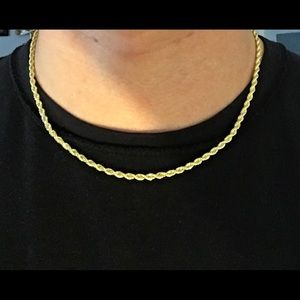 Accessories | Gold Chain Rope Chain 2in 3mm 18in 3mm | Poshmark